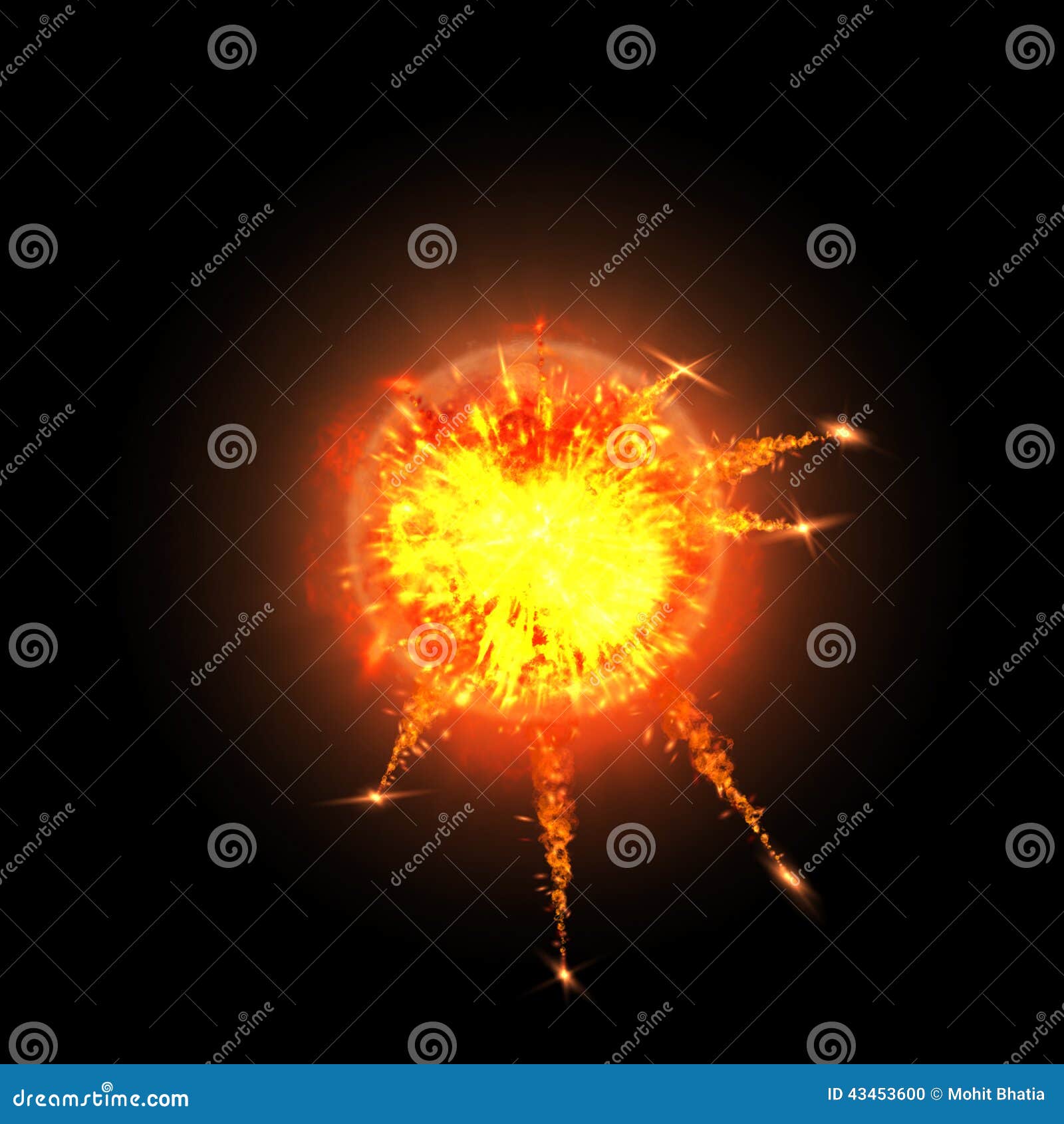 Blast Trails stock photo. Image of illustrations, blast - 43453600