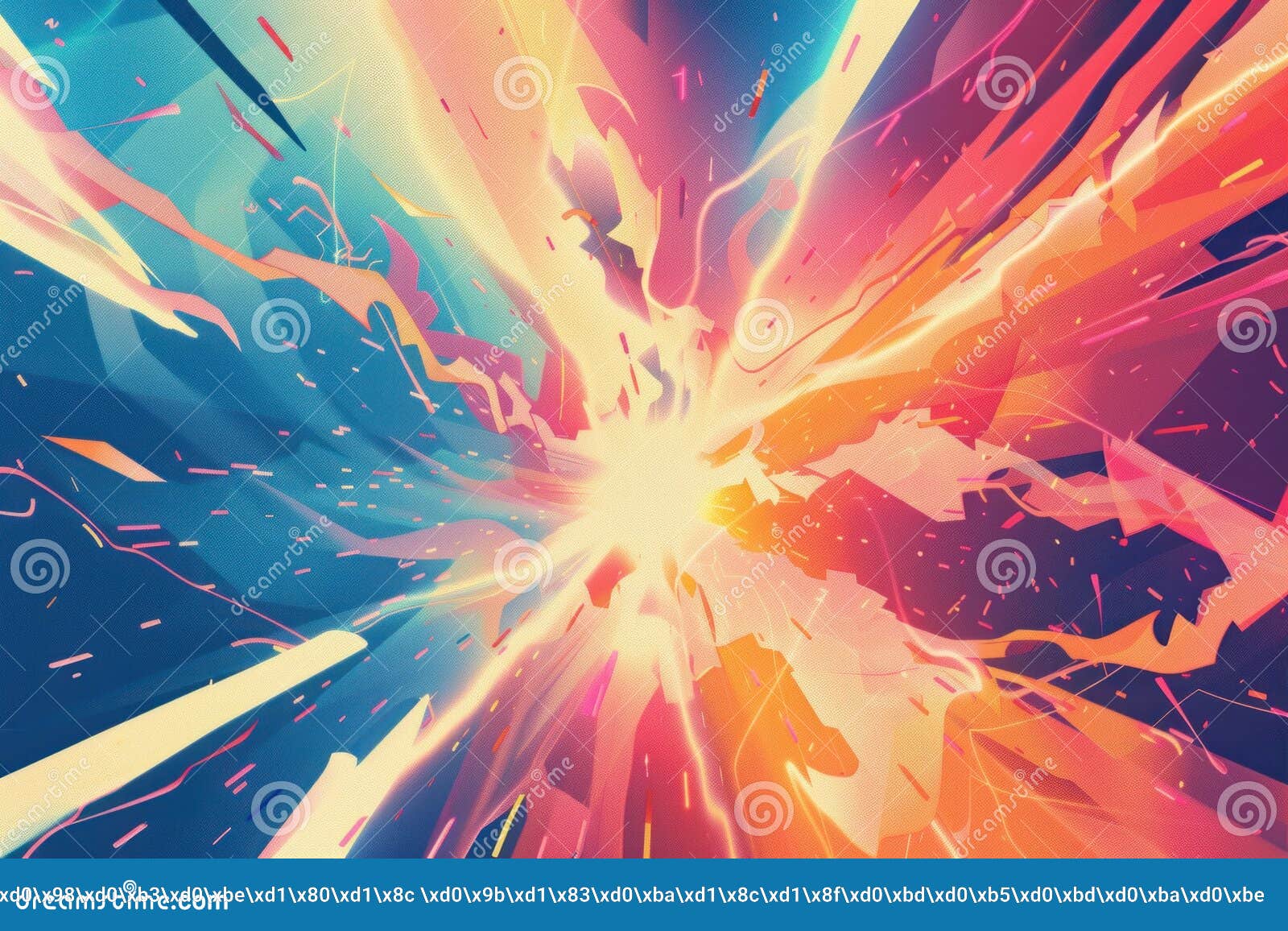 Blast Zap Lightning Bolt Explosion Excitement Abstract Background ...
