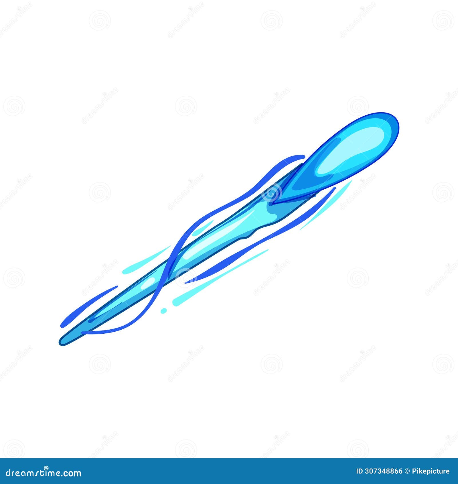 Blaster Projectile Game Cartoon Vector Illustration Stock Illustration ...
