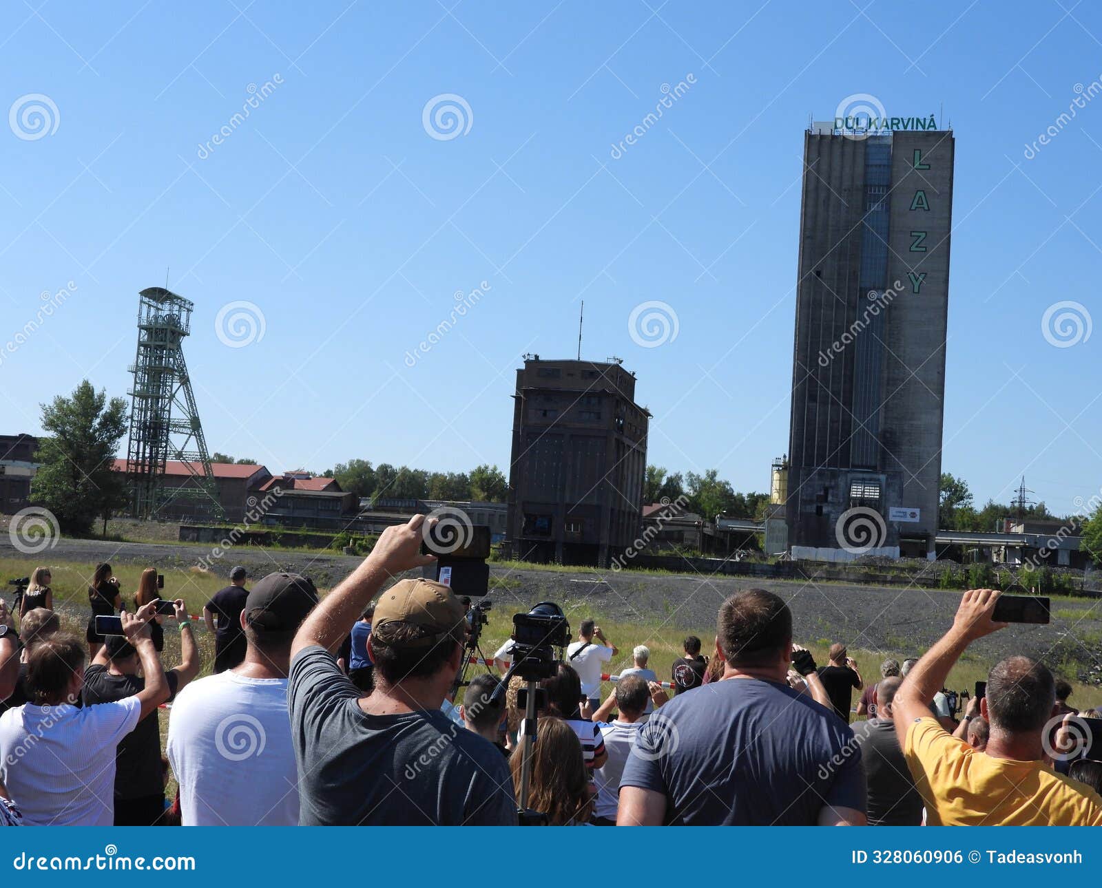 Blasting of the Skip Mining Tower of the Lazy Coal Mine Editorial Photo ...