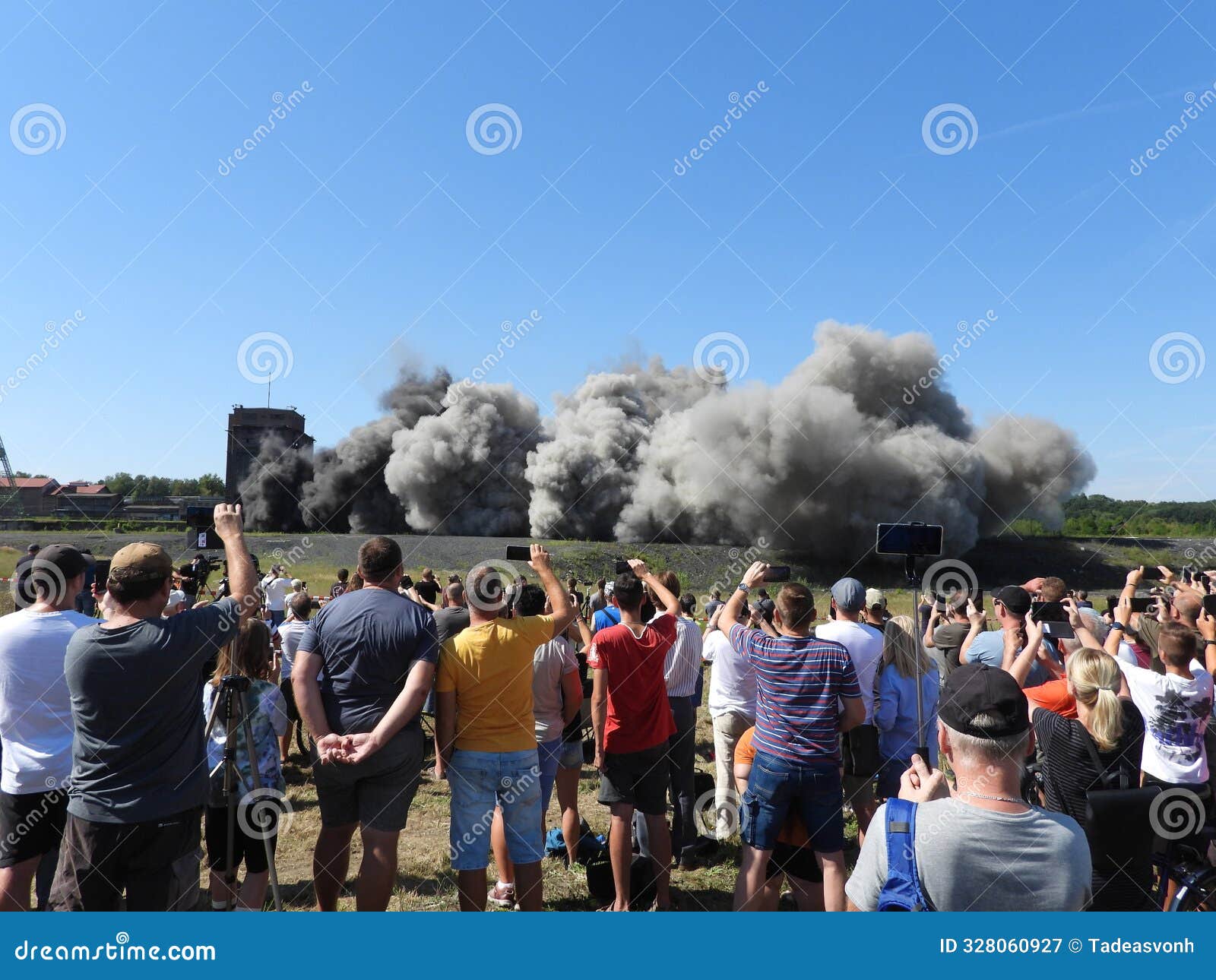 Blasting of the Skip Mining Tower of the Lazy Coal Mine Editorial ...
