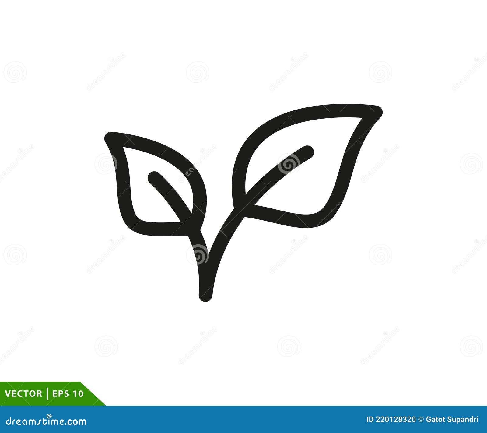 Blatt-Symbol Blatt-Symbol-Vektor Vektor Abbildung - Illustration von ...