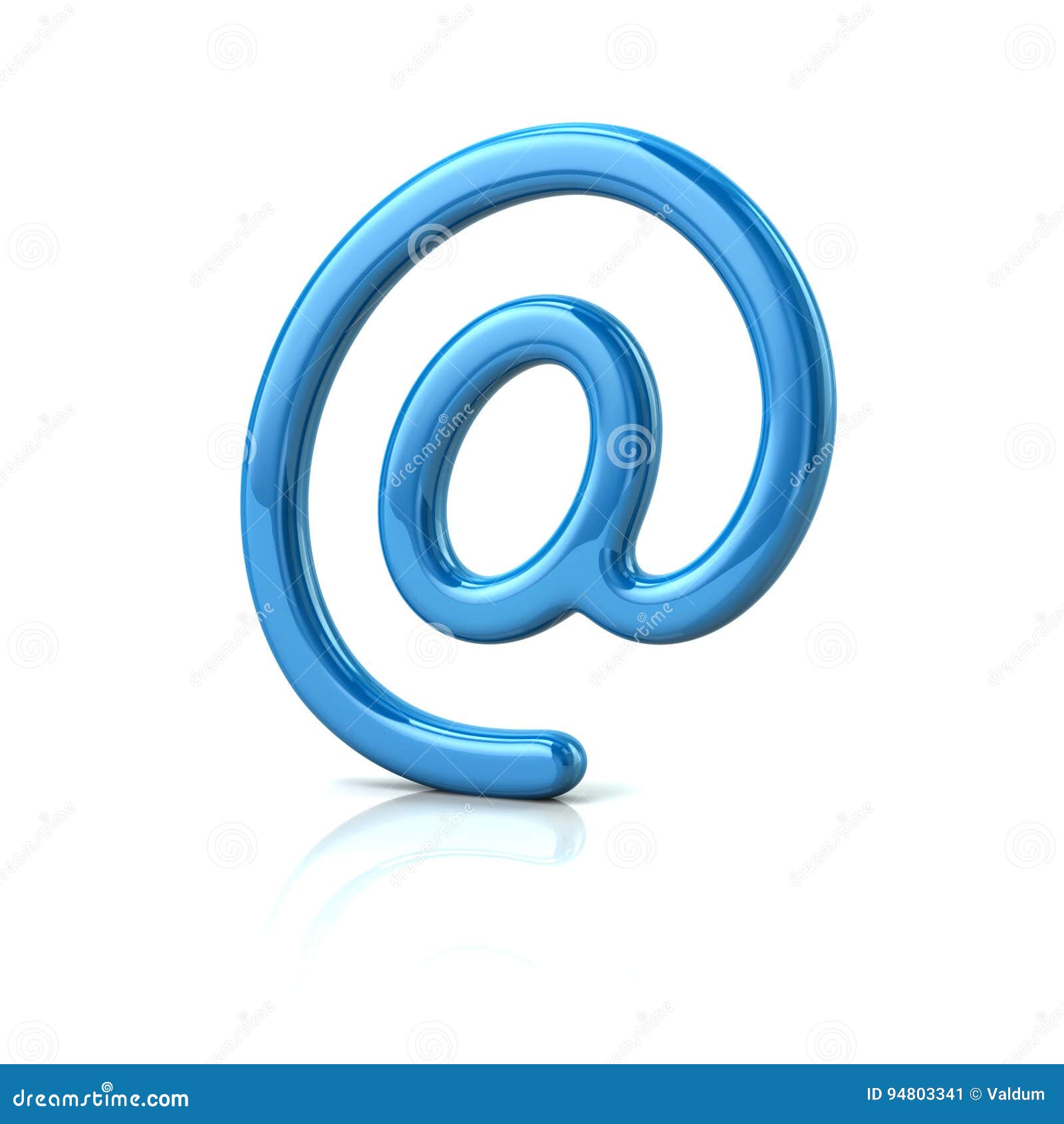 Blaue eMail-Ikone stock abbildung. Illustration von blau - 94803341