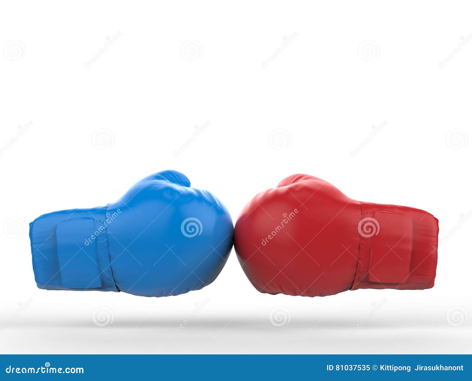 Blaue Und Rote Boxhandschuhe Stockbild - Bild von sport, handschuhe ...