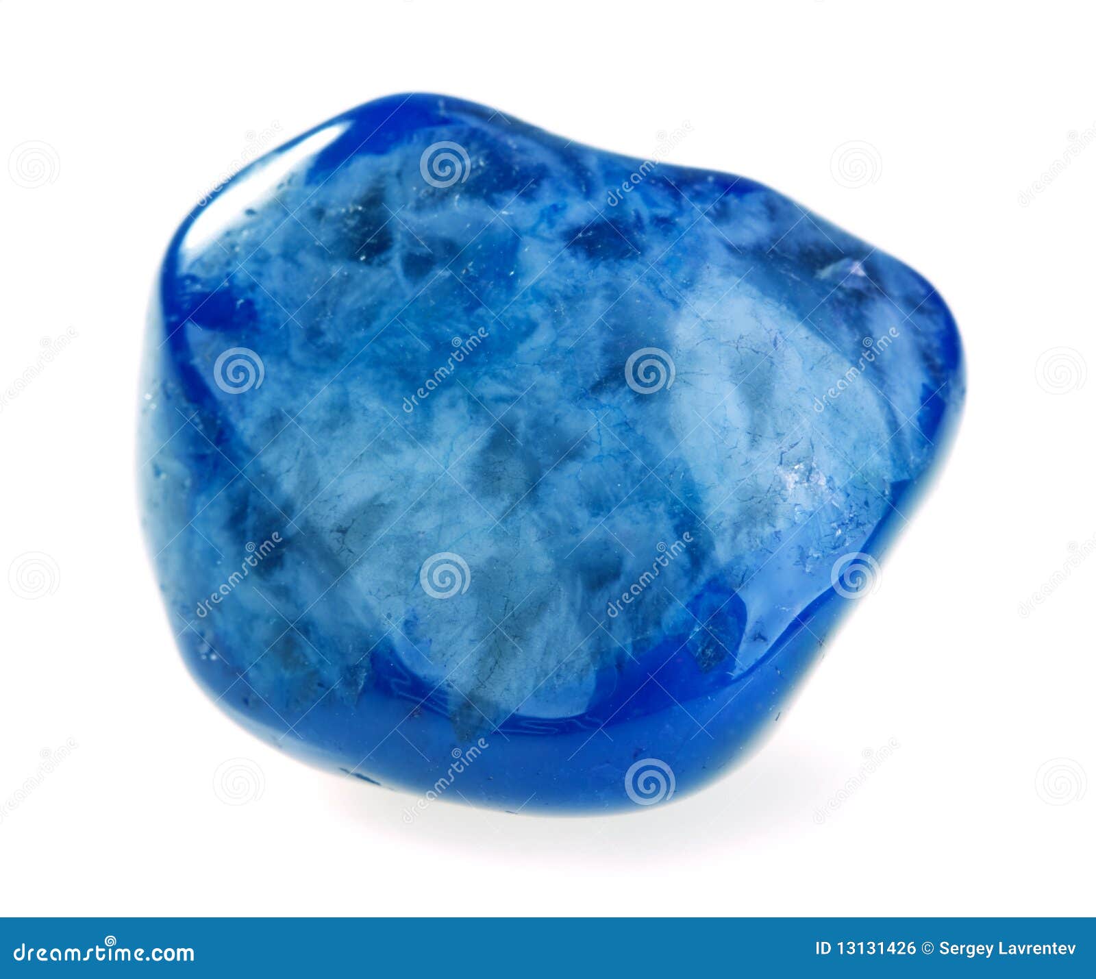 Blauer Achat stockfoto. Bild von kiesel, nave, mineralien - 13131426