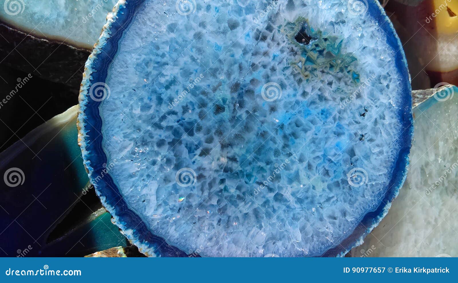 Blauer Druse-Edelstein-Hintergrund Stockbild - Bild von frech ...