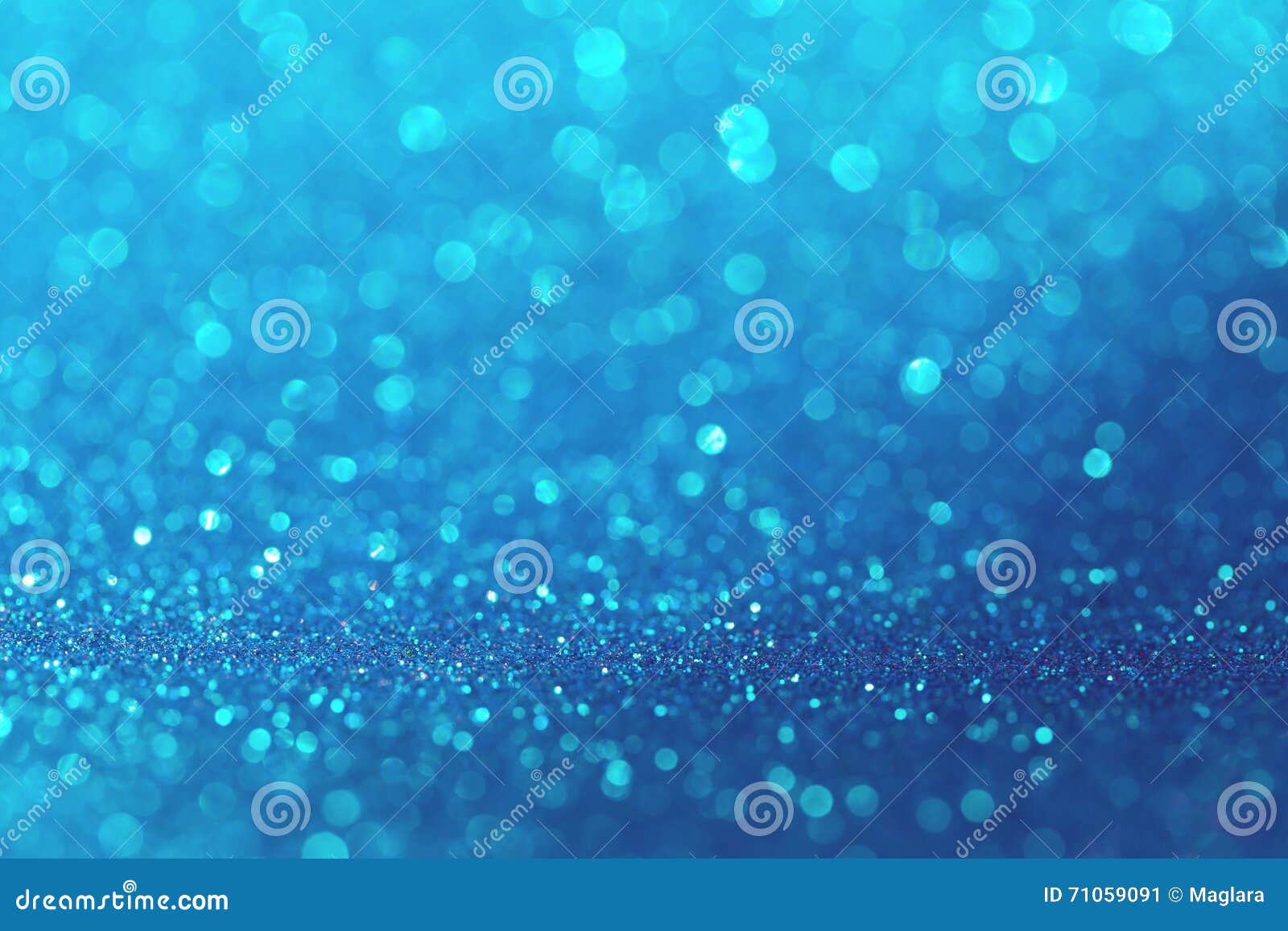 Blauer Funkeln Bokeh Hintergrund Elegant Und Zauber Stockbild - Bild ...