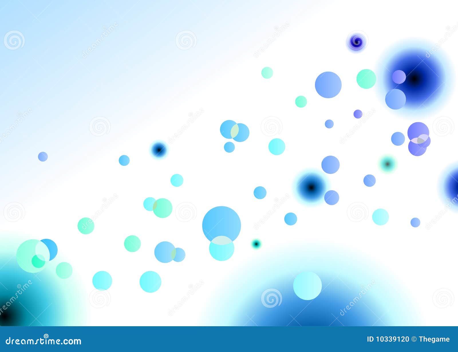 Blauer Punkt Beleuchtet Hintergrund-Vektor Vektor Abbildung ...