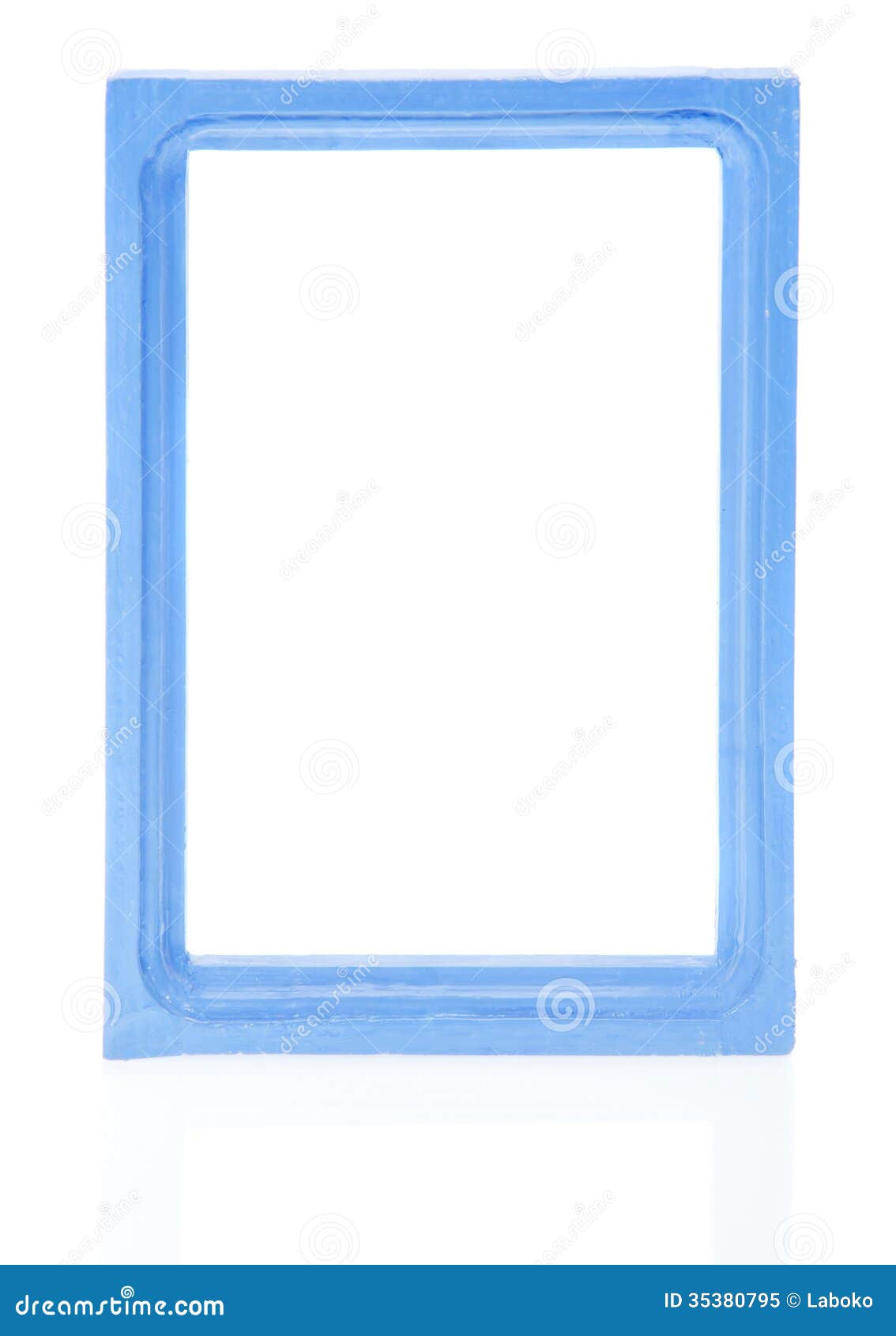 Blauer Rahmen stockbild. Bild von feld, abbildung, hölzern - 35380795