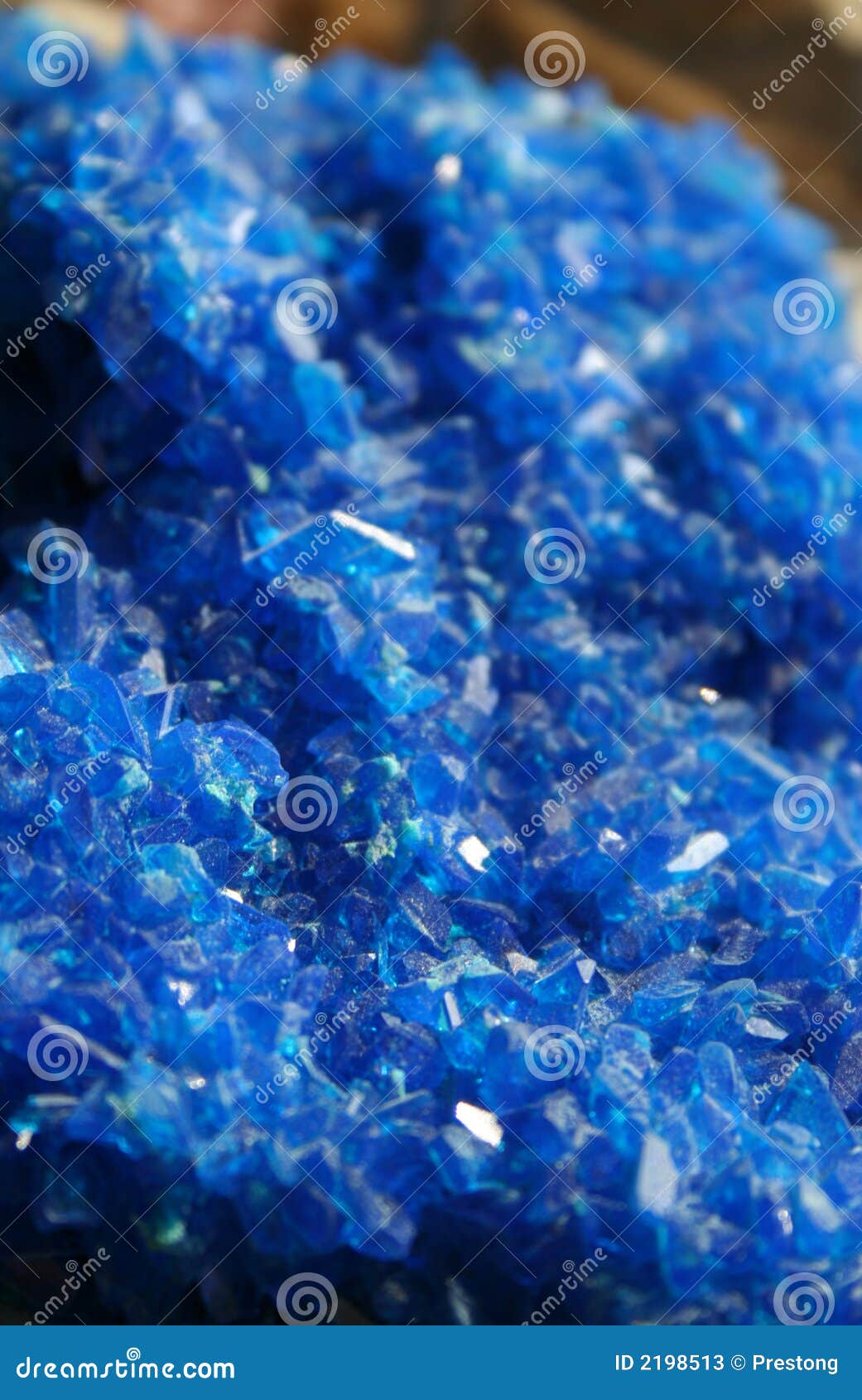 Blauer Vulkanischer Kristall. Stockbild - Bild von felsen, metamorph ...