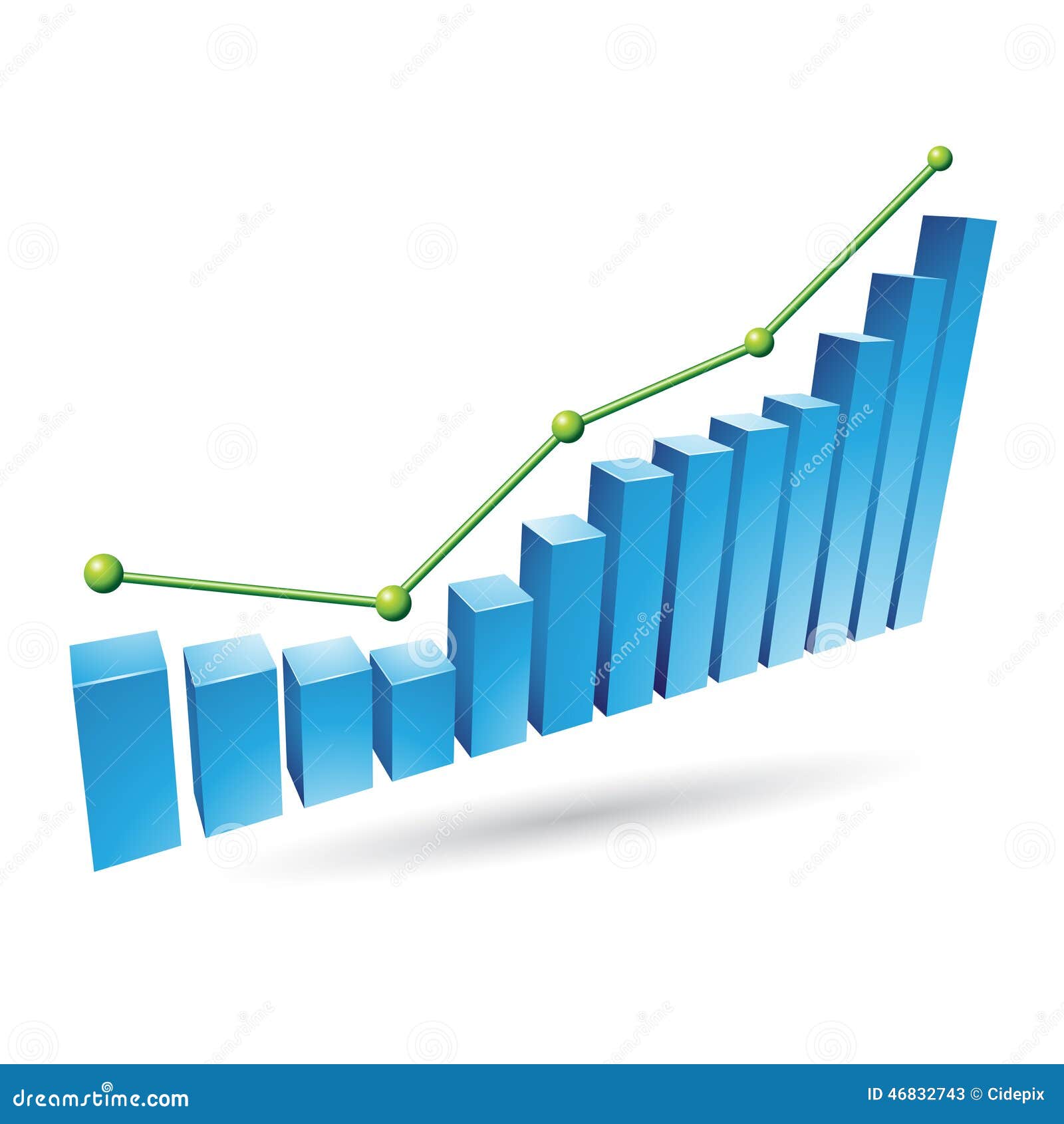 Blaues Statistik-Diagramm vektor abbildung. Illustration von ausführung ...
