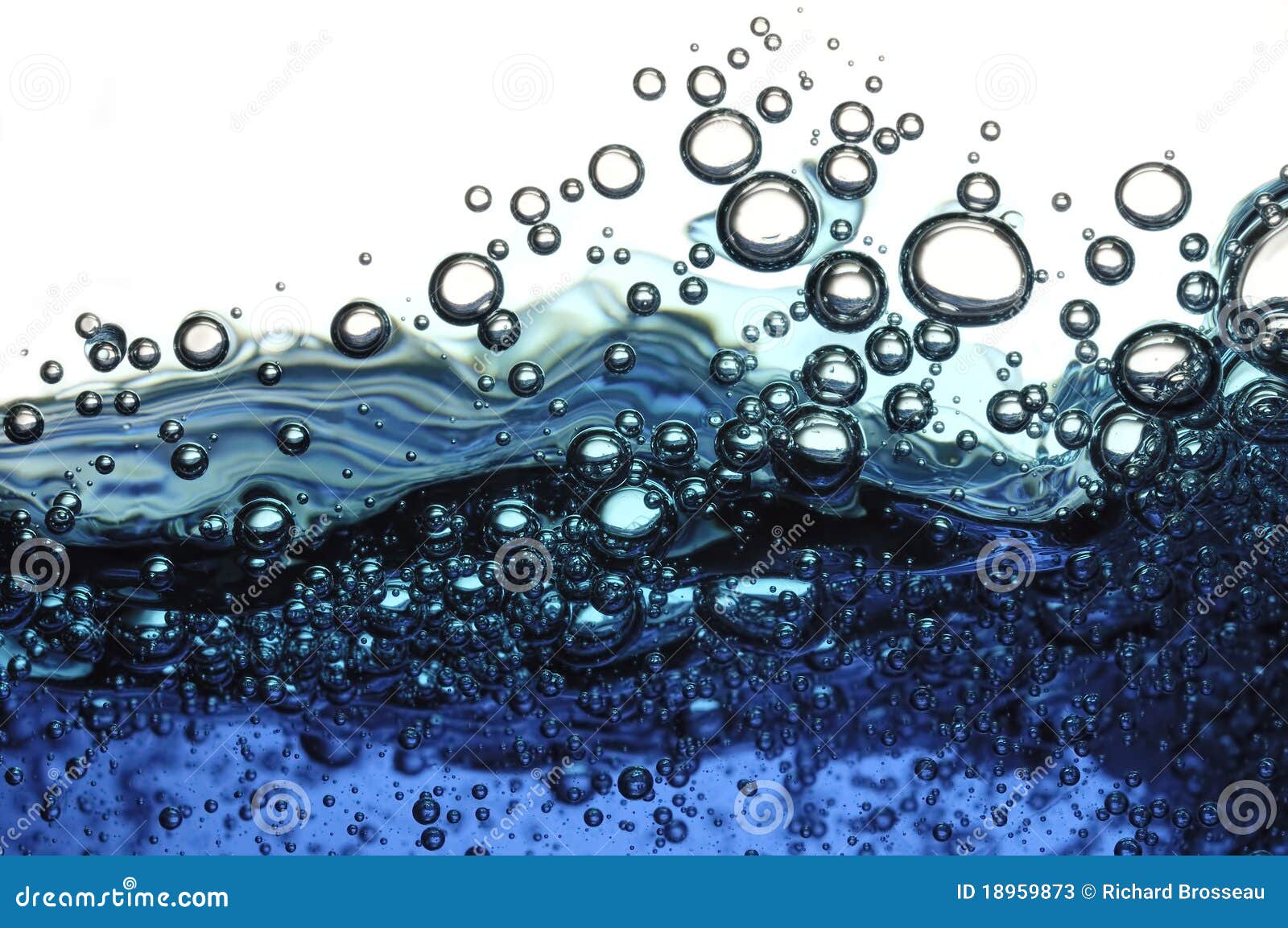 Blaues Wasser Sprudelt Auszug Stockbild - Bild von text, zeilen: 18959873