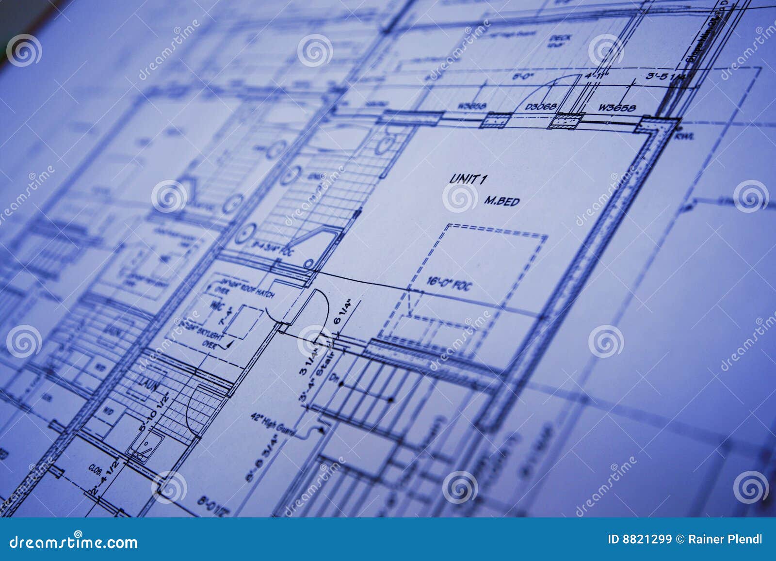 Blaupause stockbild. Bild von bleistift, skala, zeichnen - 8821299