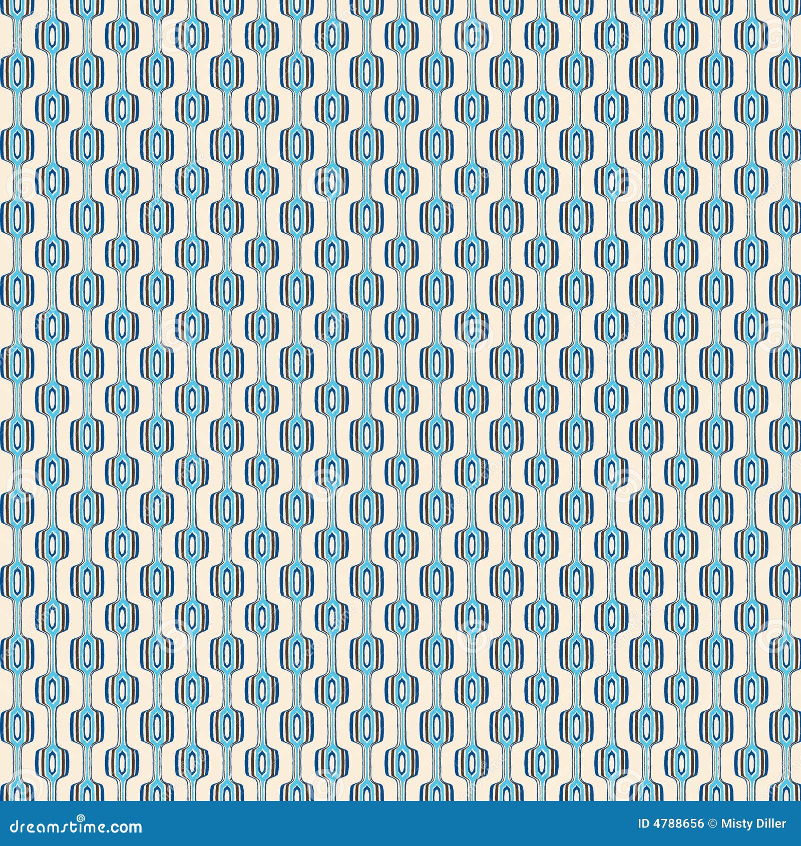 Blauw Retro Patroon stock illustratie. Illustration of herhaling - 4788656