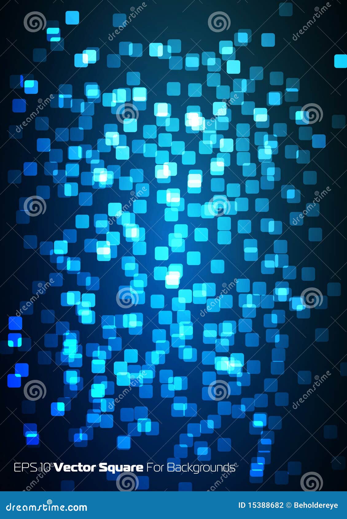 Blauw Vierkant Voor Achtergronden. Vector Illustratie - Illustration of ...