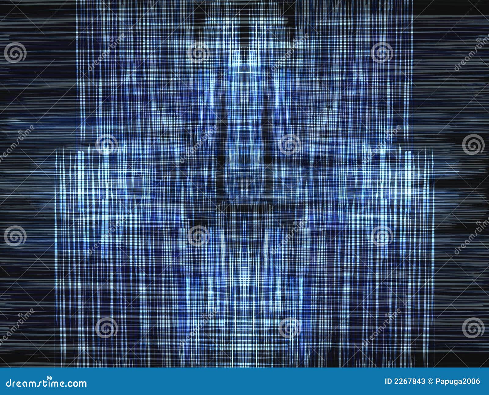 Blauwe abstracte lijnen stock illustratie. Illustration of conceptueel ...