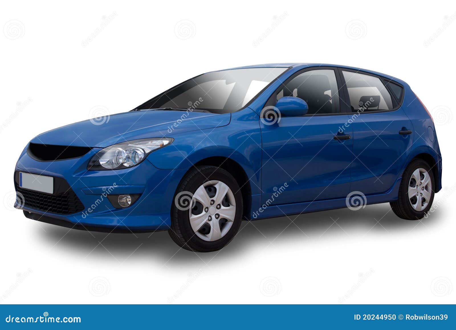 Blauwe Auto stock foto. Image of vervoer, elegant, familie - 20244950