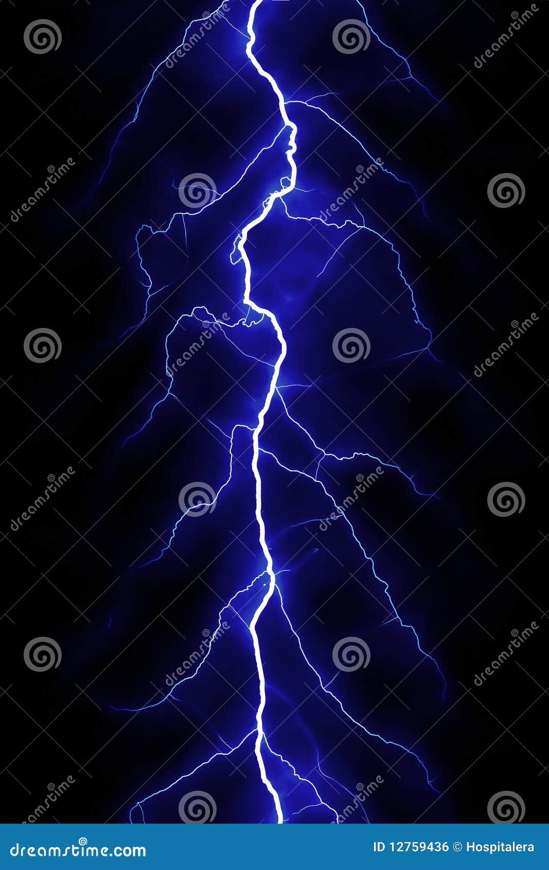 Blauwe bliksem stock illustratie. Illustration of patroon - 12759436