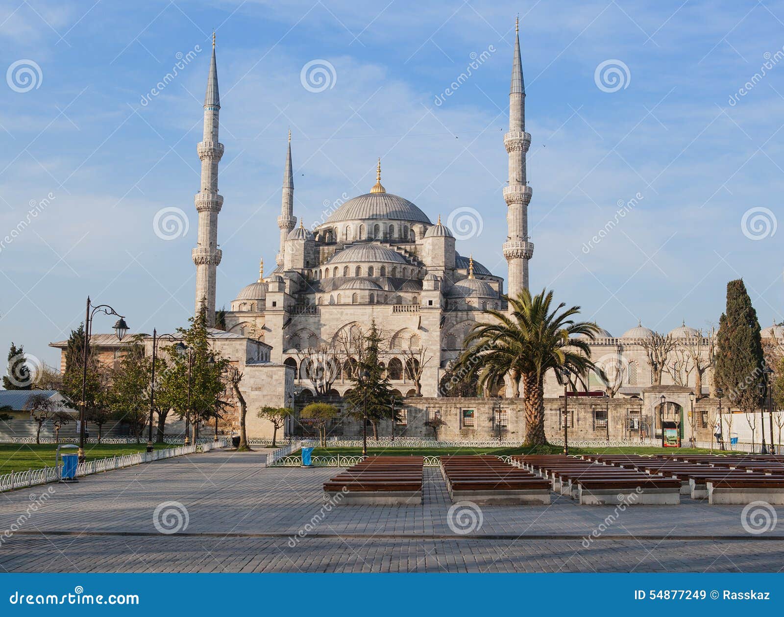 Blauwe moskee in Istanboel stock afbeelding. Image of islamitisch ...