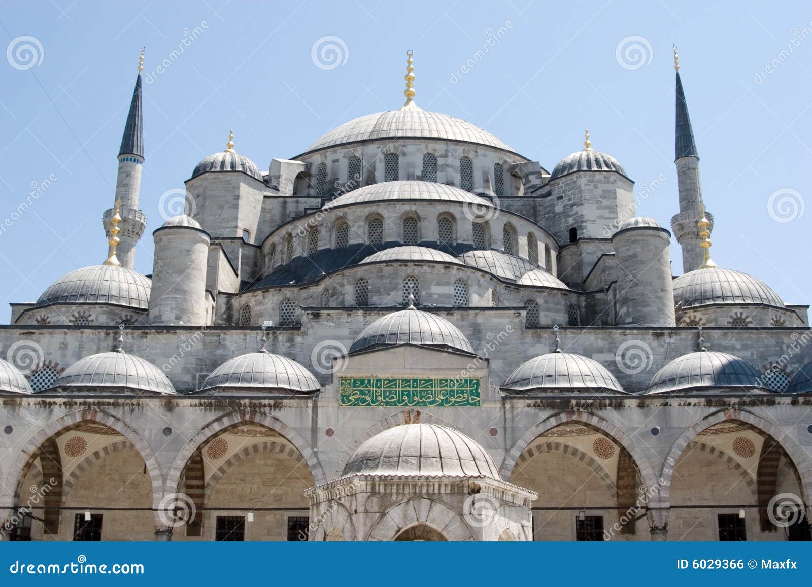 Blauwe Moskee in Istanboel Turkije Stock Foto - Image of gebouw ...