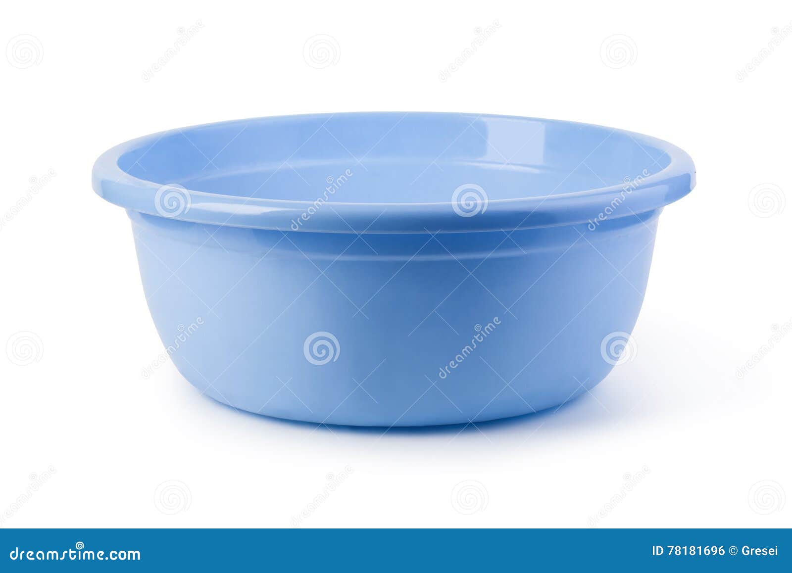 Blauwe plastic waskom stock foto. Image of water, bassin - 78181696