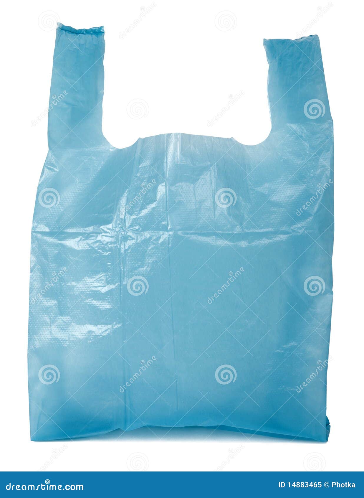 Blauwe plastic zak stock afbeelding. Image of plastiek - 14883465