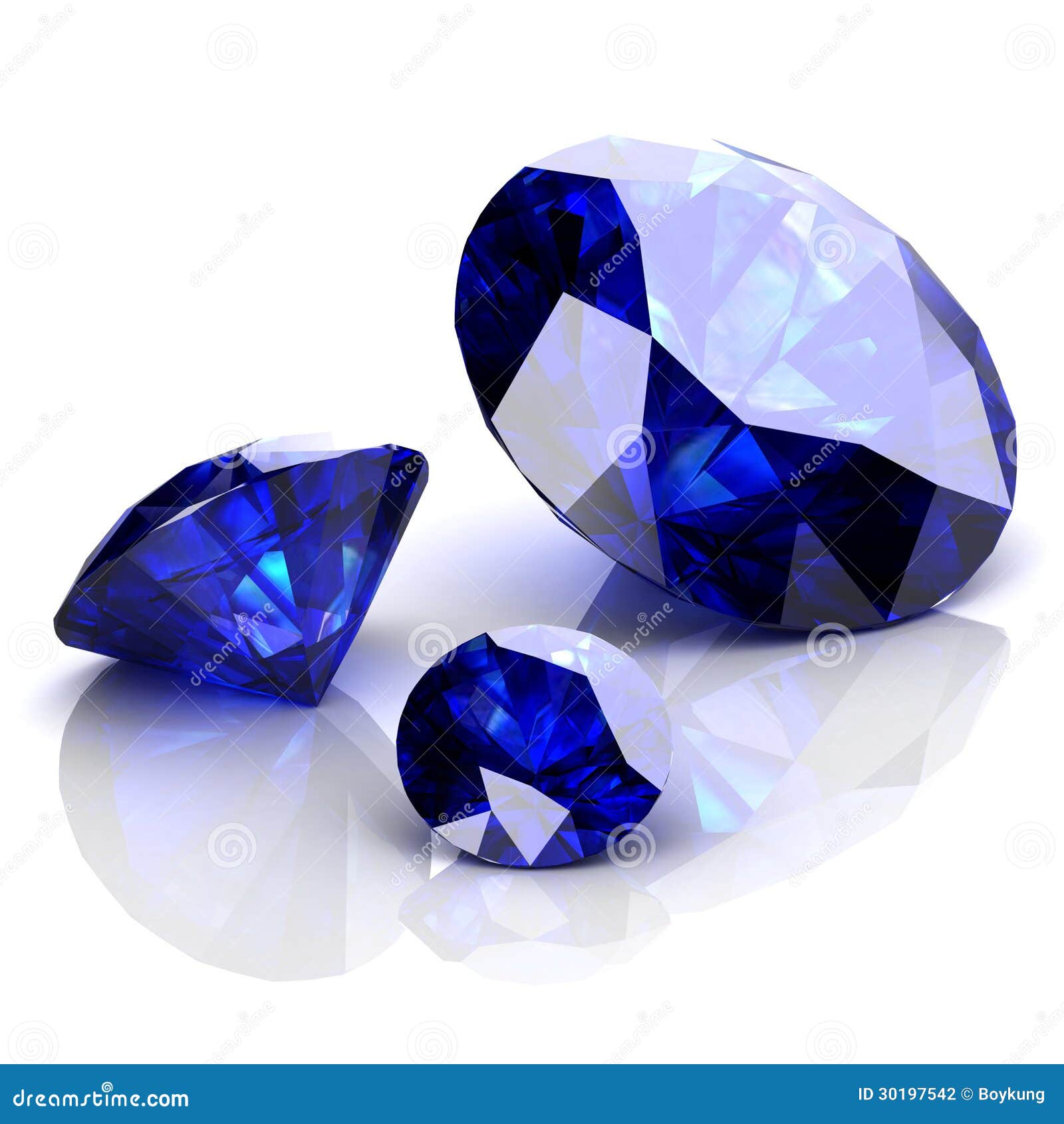 Blauwe saffier stock foto. Image of duur, transparant - 30197542