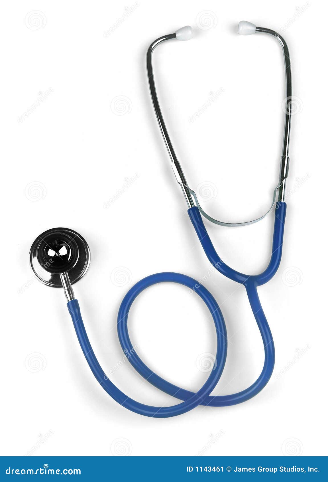 Blauwe stethoscoop stock afbeelding. Image of stethoscoop - 1143461