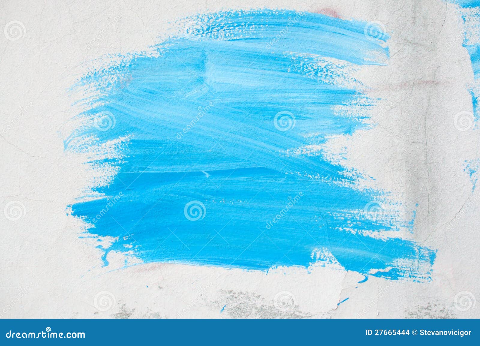 Blauwe verf op de muur stock foto. Image of barst, verf - 27665444