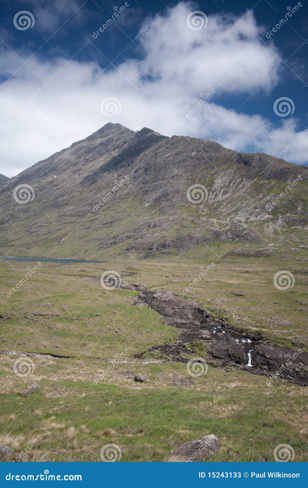 Blaven or Bla Bheinn, Skye stock image. Image of purple - 15243133