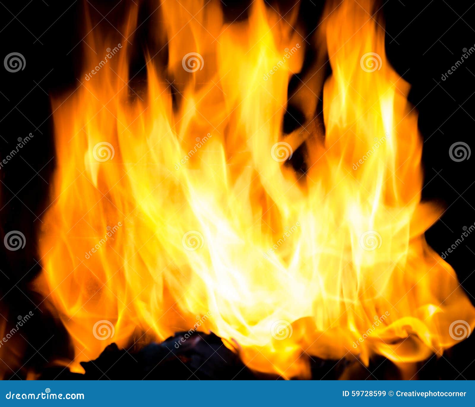 Blaze fire from flame. stock image. Image of heat, flaming - 59728599