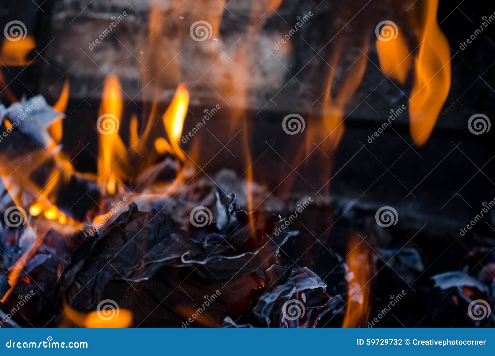 Blaze fire from flame. stock photo. Image of flaming - 59729732