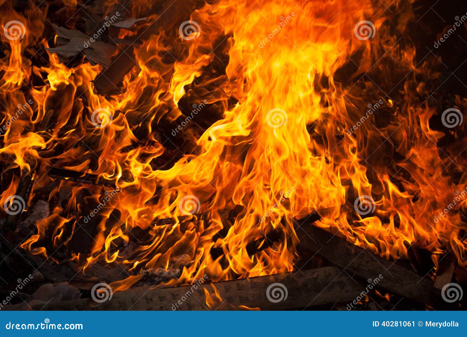 Blaze fire flame stock image. Image of passion, campfire - 40281061