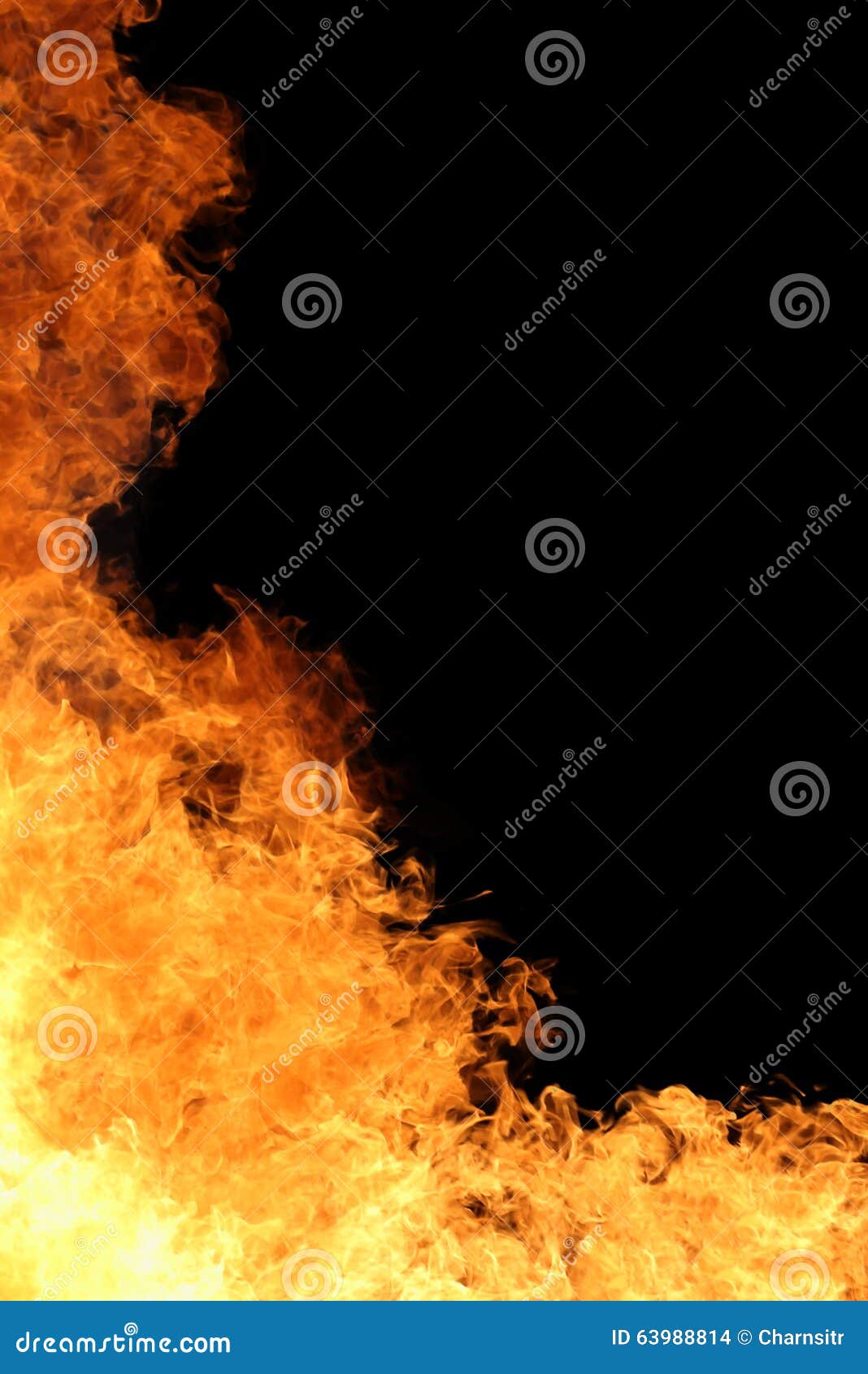 Blaze Fire Flame with Copy Space Stock Photo - Image of background ...