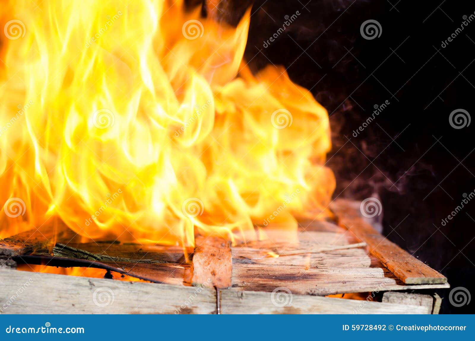 Blaze fire from flame. stock photo. Image of tession - 59728492