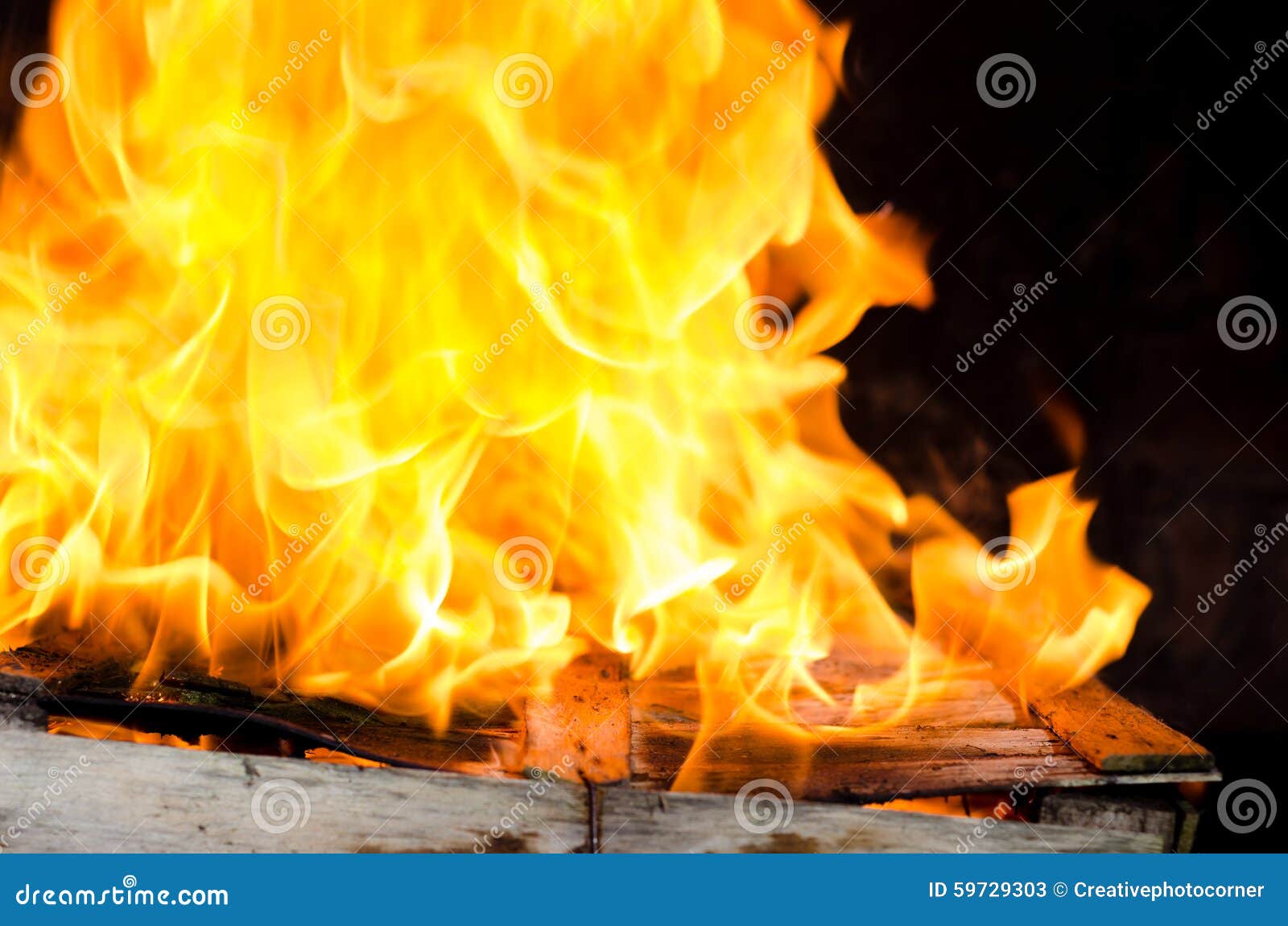 Blaze fire from flame. stock image. Image of power, place - 59729303