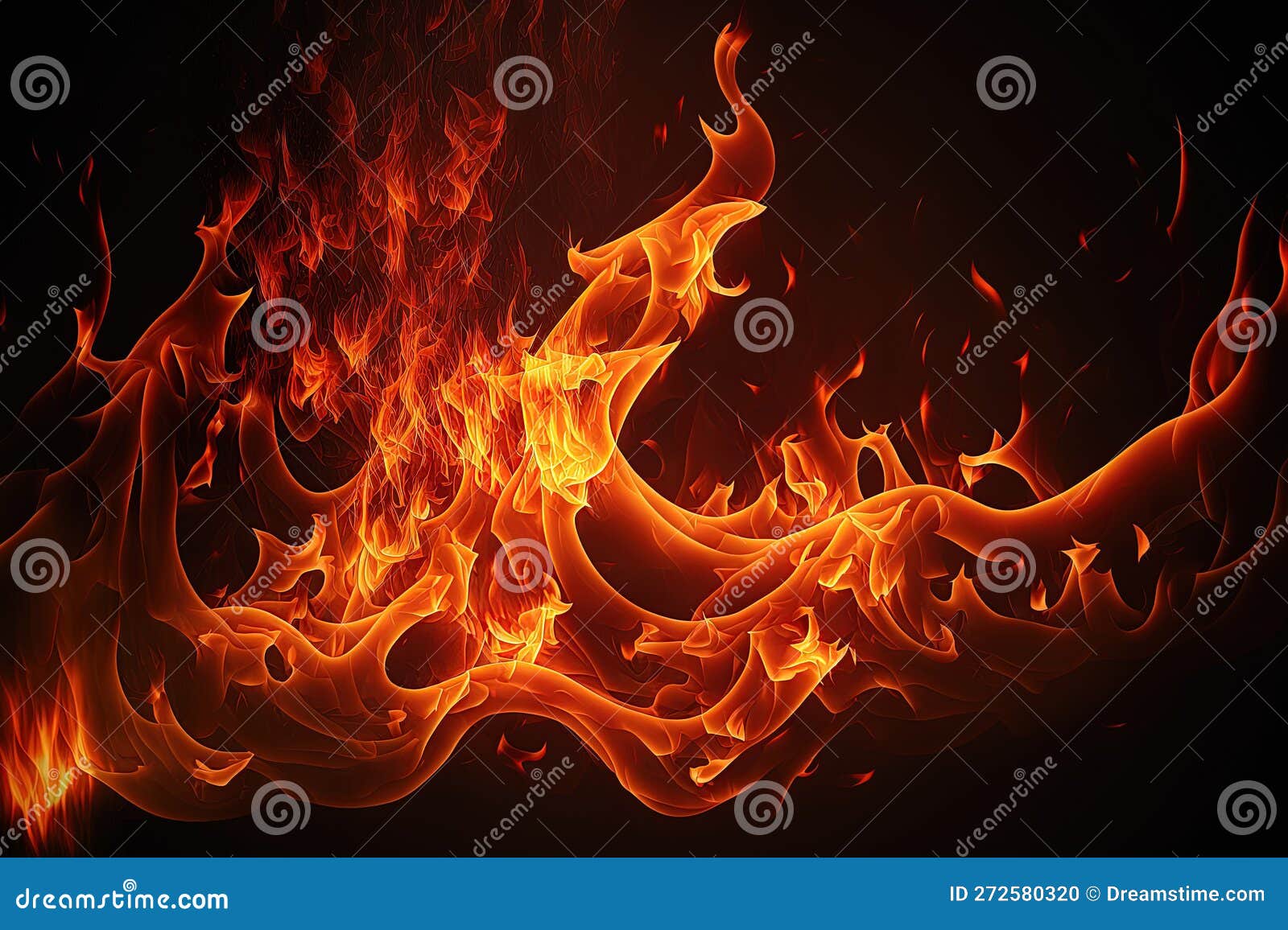 Blaze Fire Flame Texture Background. High-resolution Seamless Polygonal ...
