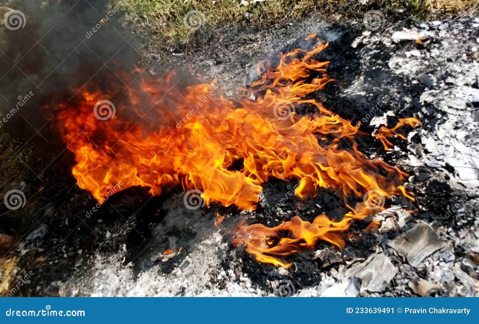 Blaze Fire and Flame Texture Background. Fire with Black Smoke Dust and ...