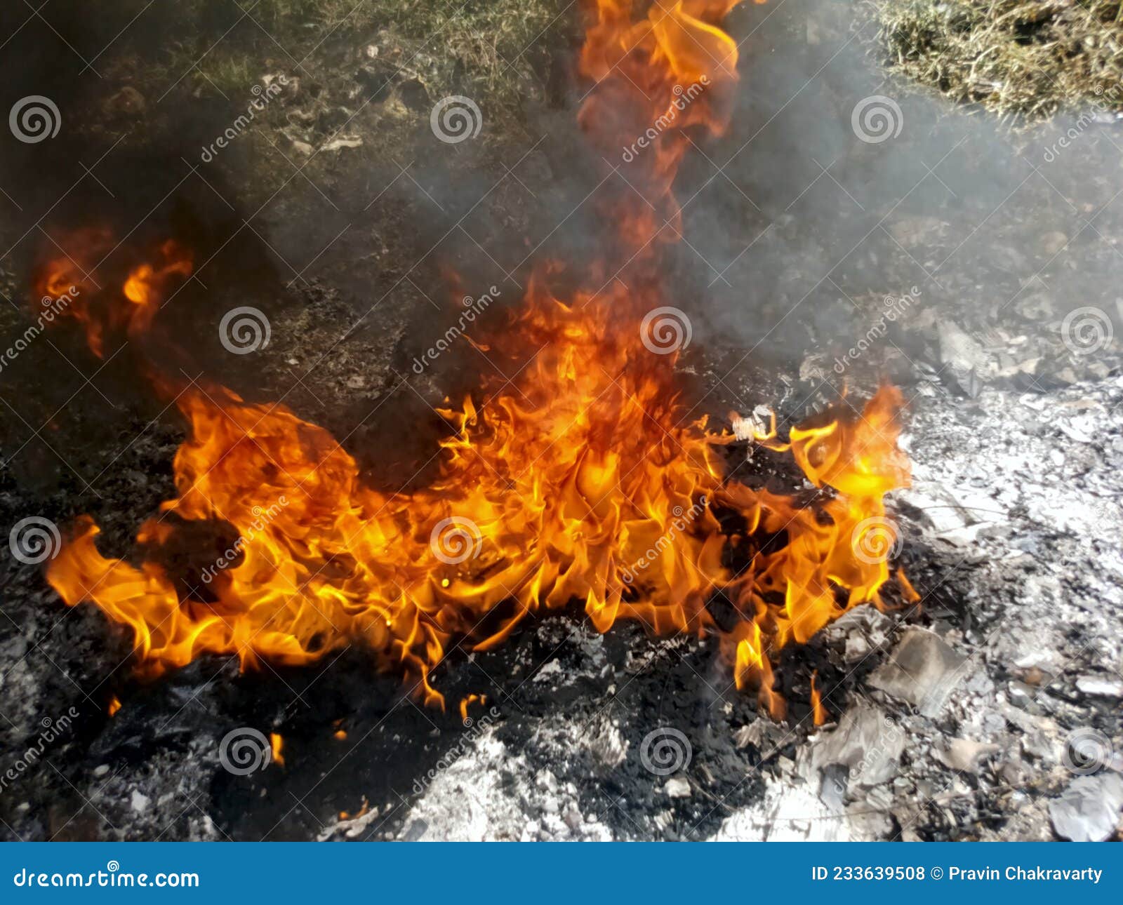 Blaze Fire and Flame Texture Background. Fire with Black Smoke Dust and ...