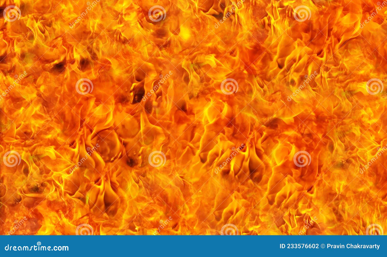 Blaze Fire Flame Texture Background. Fire with Black Smoke and Dust ...
