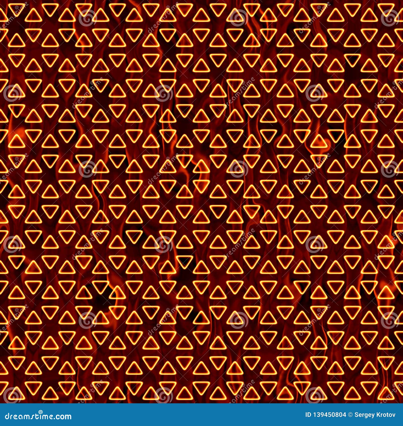 Blaze Fire Flame Texture Background. High-resolution Seamless Polygonal ...