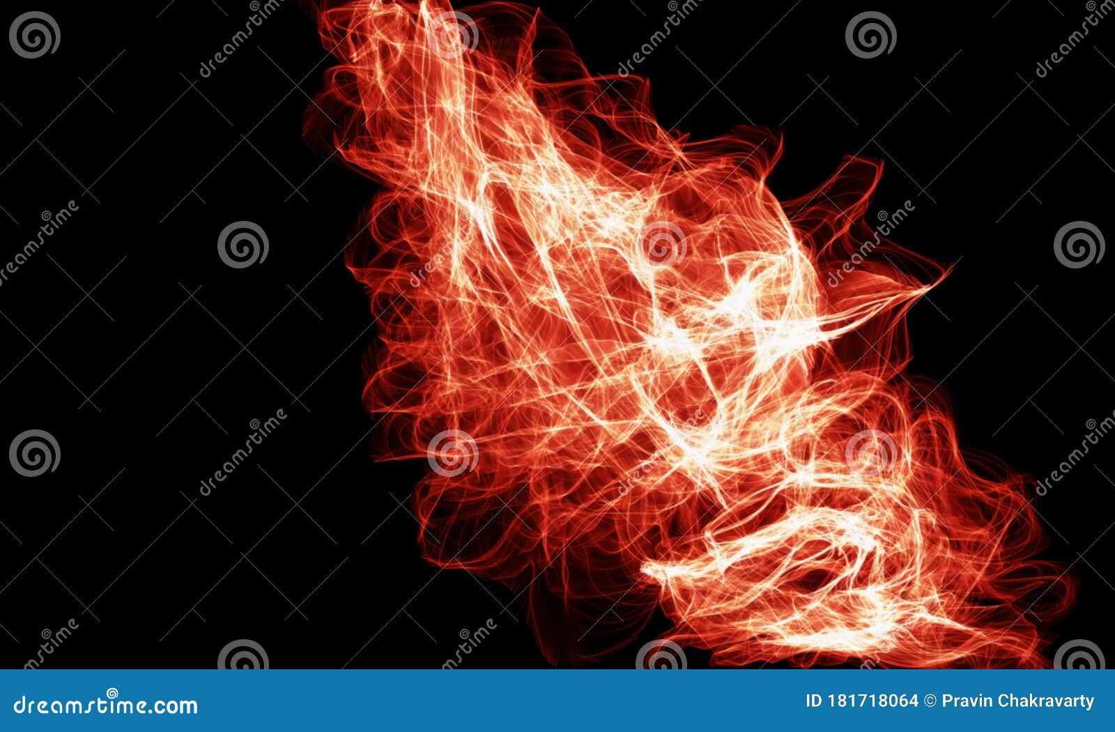 Blaze Fire Flame Texture Background Isolated on Black Background. Stock ...