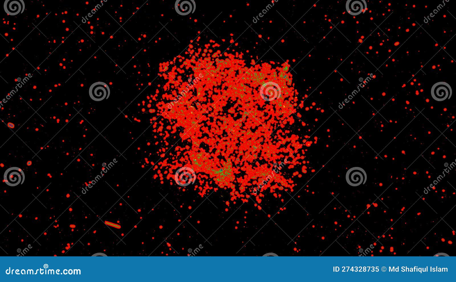 Blaze Fire Flame Texture Overlays on Isolated Black Background with Red ...