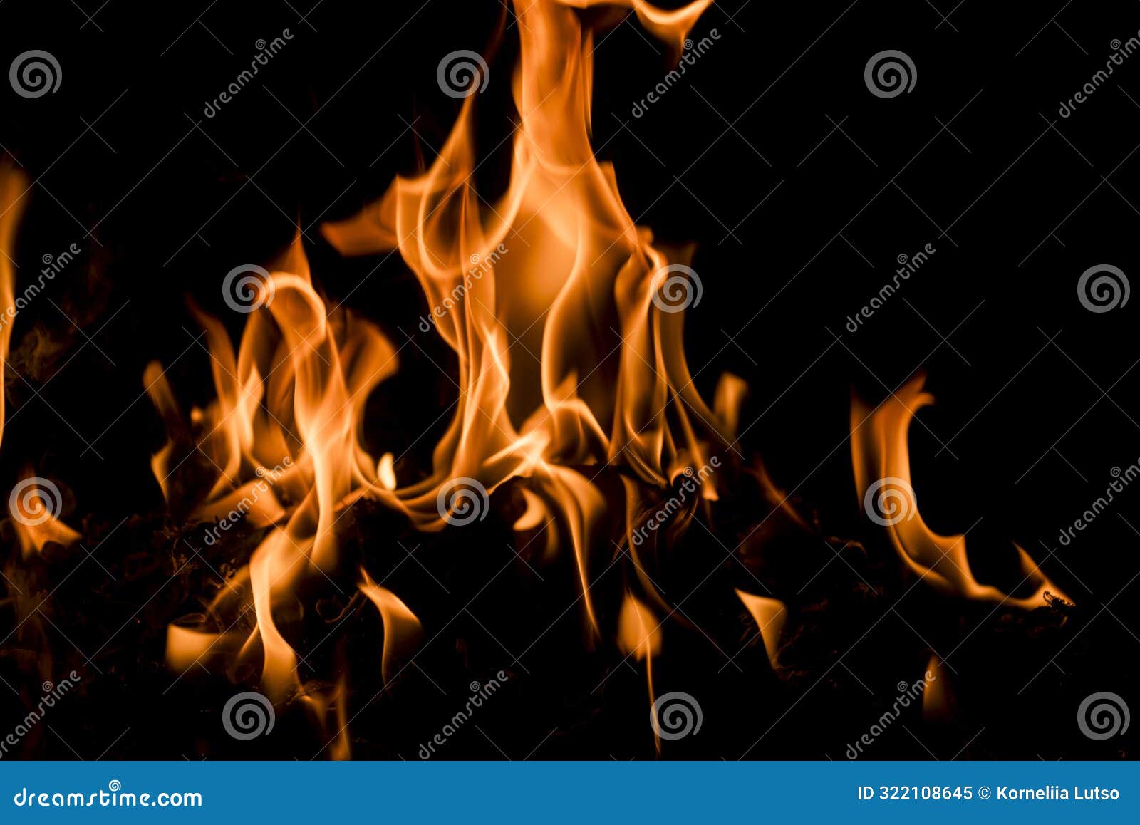 Blaze Flames Background. Burning Fire Backdrop. Flame of Fire. Fire ...
