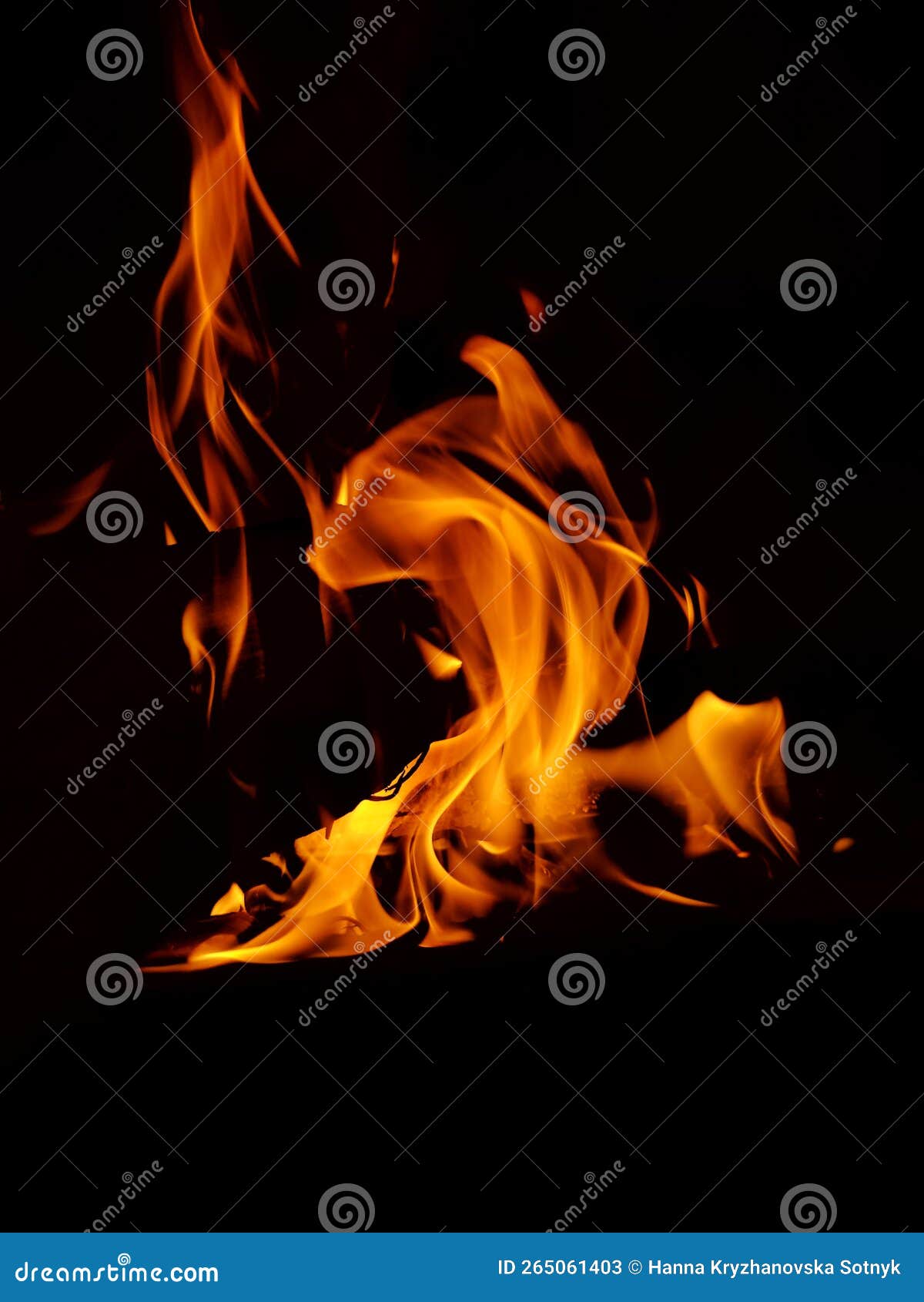 Blazing Bright Fire from Firewood in the Fireplace Stock Image - Image ...