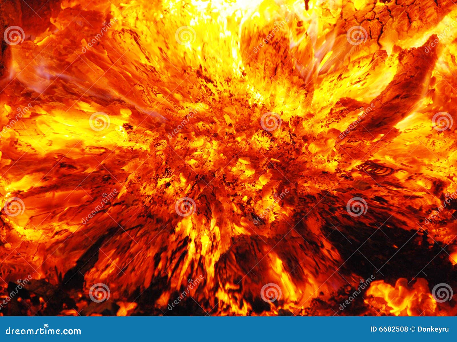 Blazing fire stock photo. Image of inferno, fire, fiery - 6682508