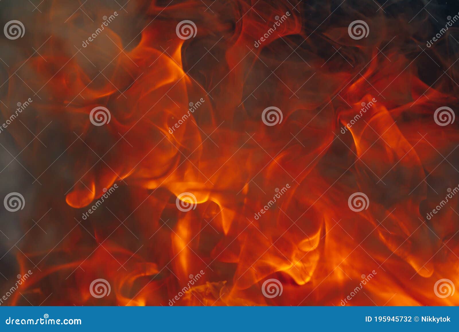 Blazing Fire Background with Tongues of Flame Stock Photo - Image of ...