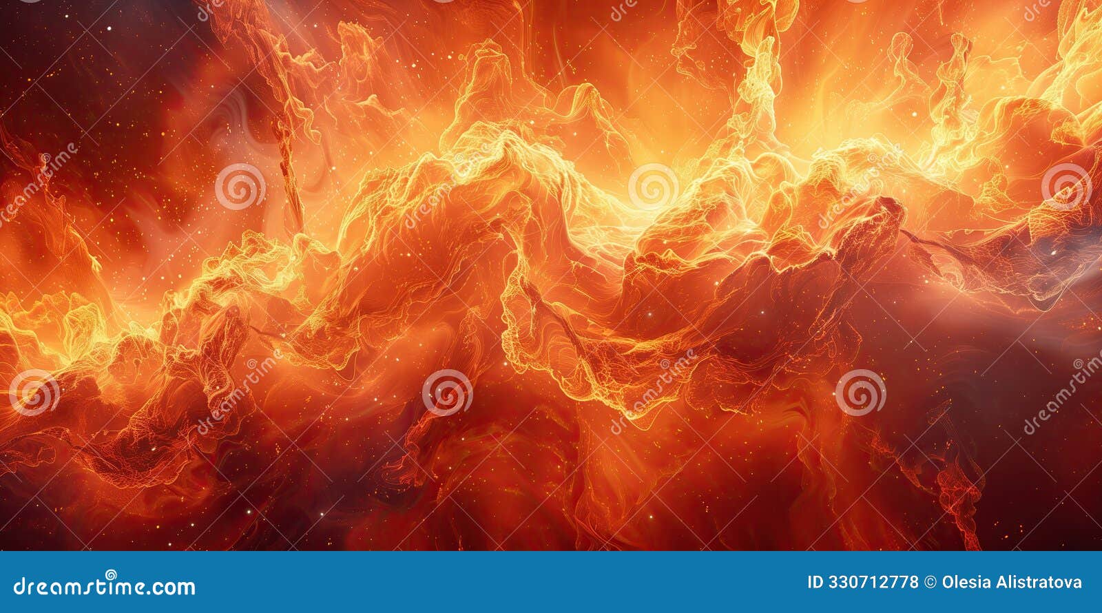 Seamless Fire Pattern, a Close Up View of a Fire Texture, Showcasing ...