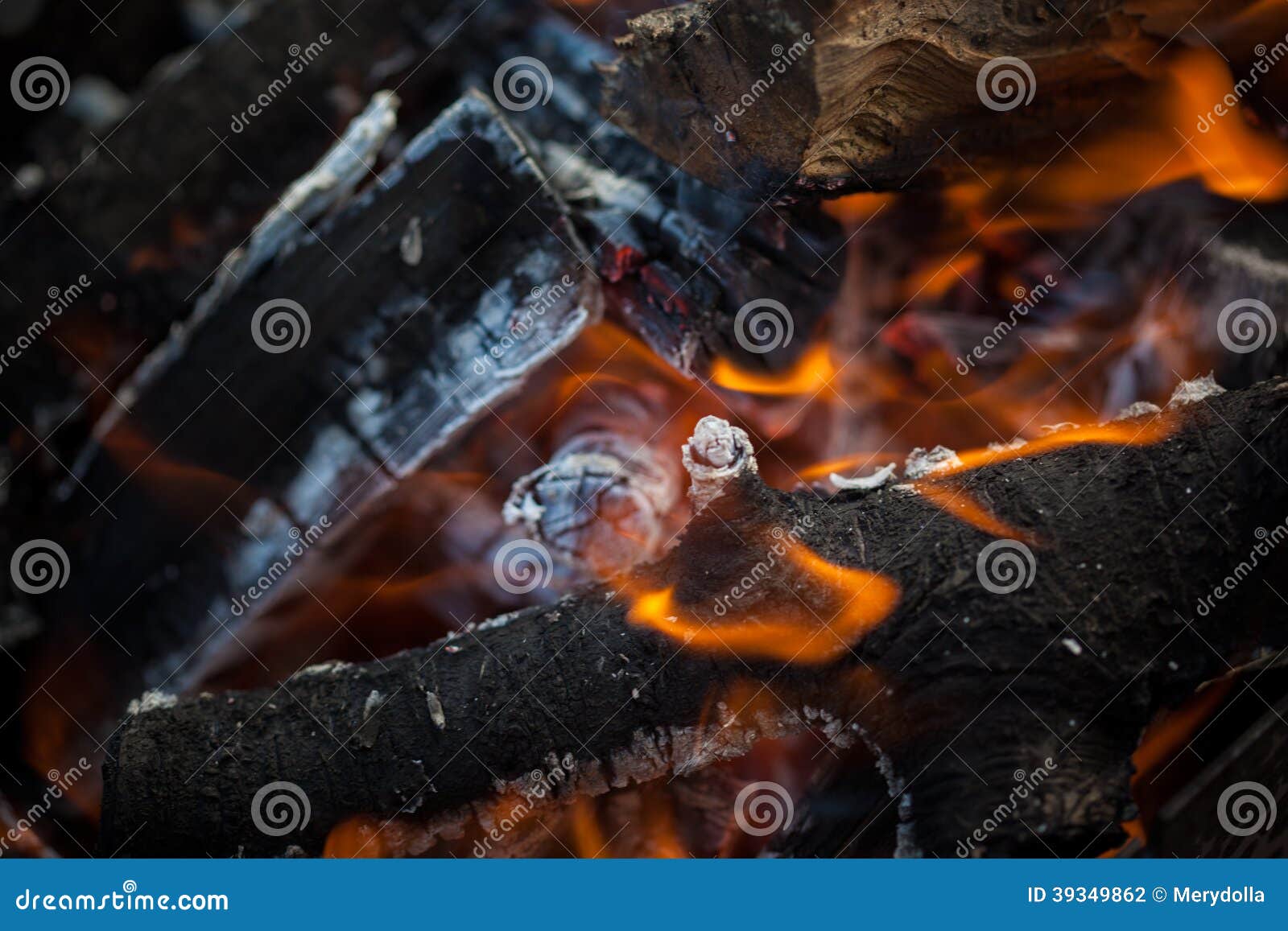 Blazing fire stock photo. Image of heat, fireplace, blazing - 39349862