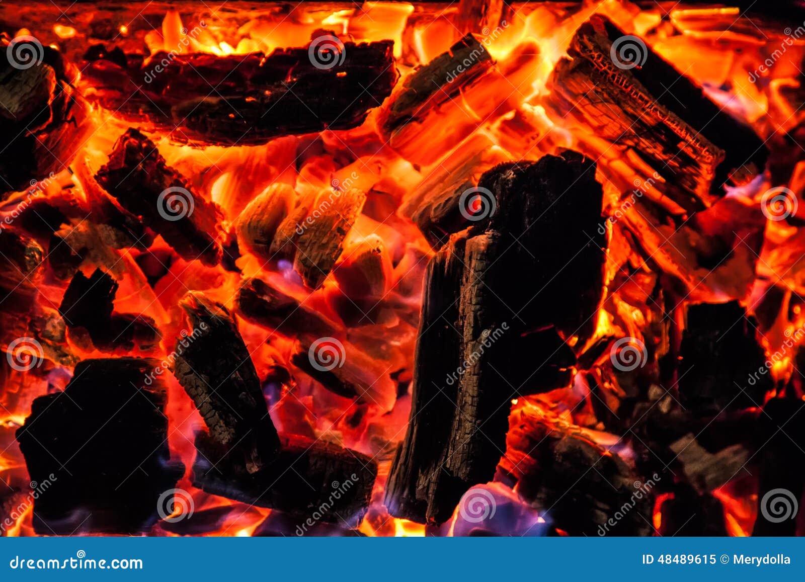 Blazing fire stock image. Image of light, temperature - 48489615